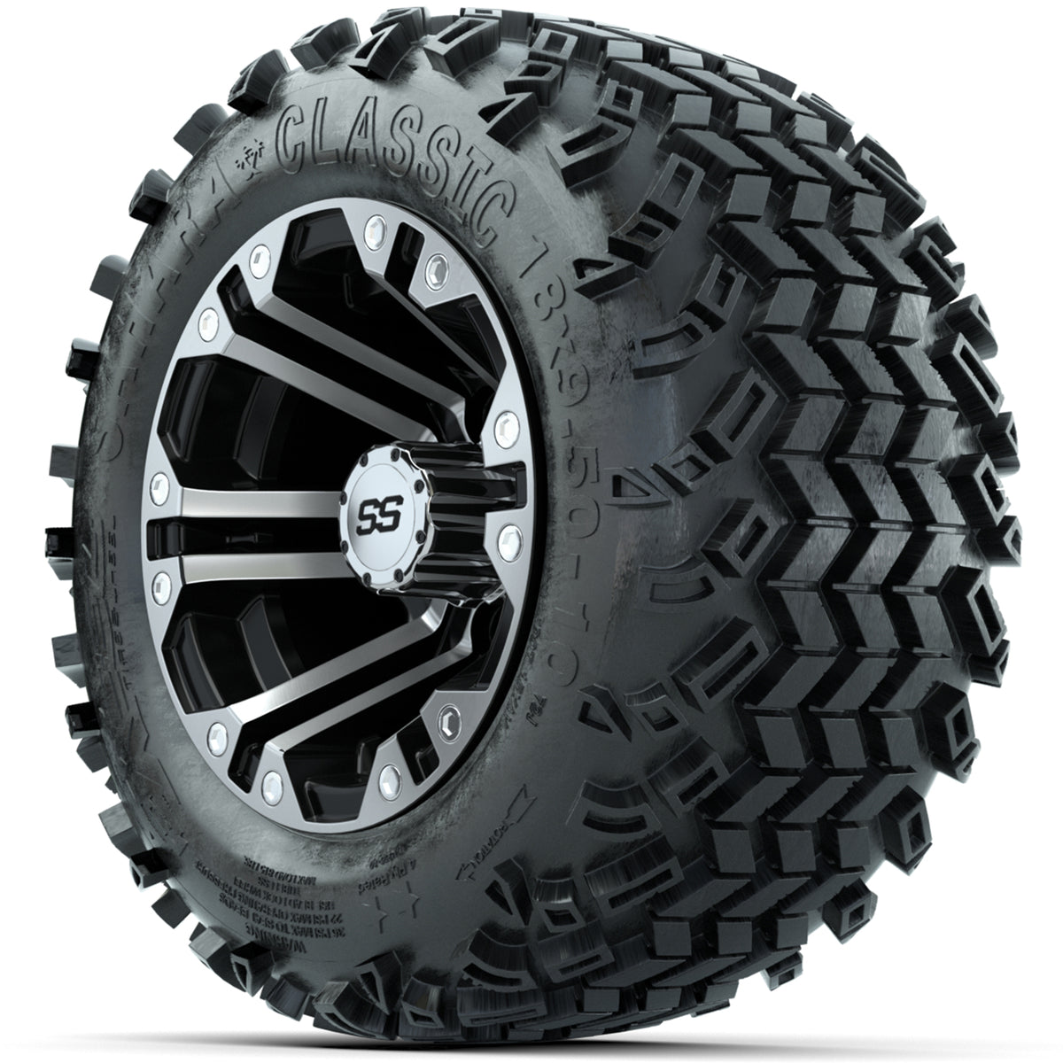 Set of (4) 10 in GTW Specter Wheels with 18x9.5-10 Sahara Classic All ...