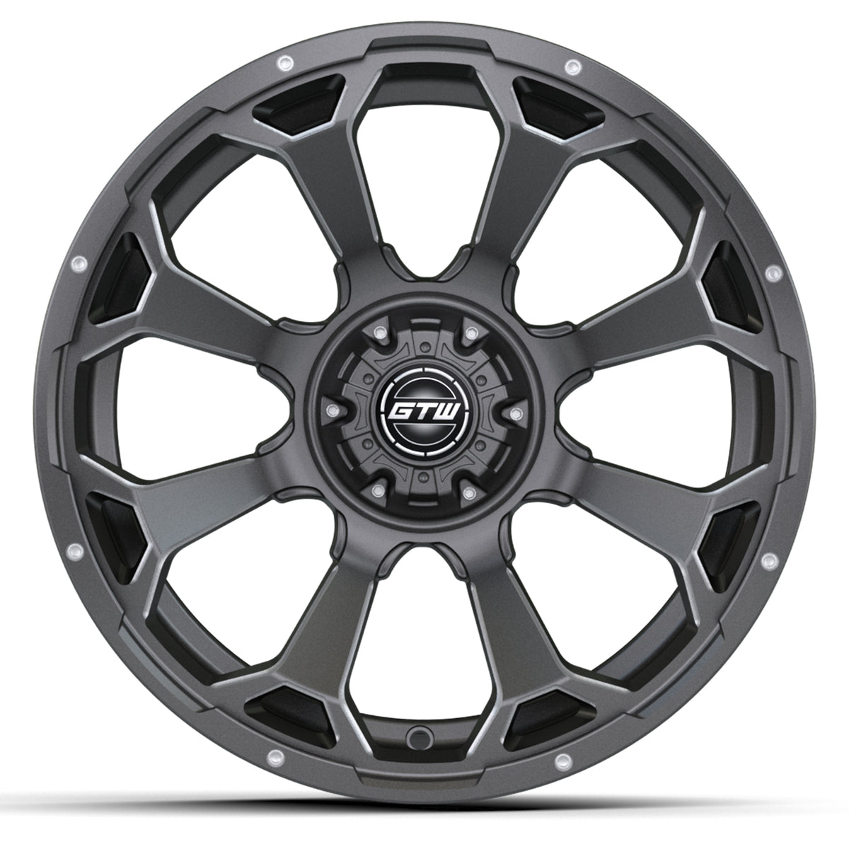 15x7 GTW® Raven Off-Road Matte Gray Wheel – Extreme Kartz