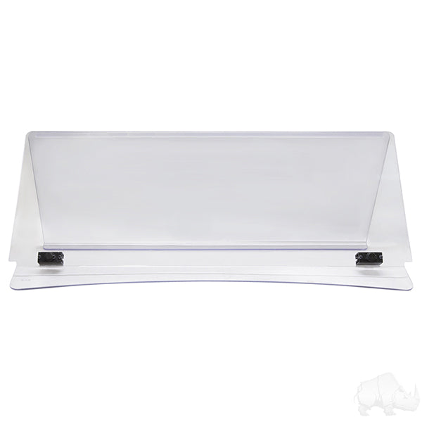 Deluxe EZGO TXT 2-Piece Fold Down Windshield (1/4") for Golf Carts ...